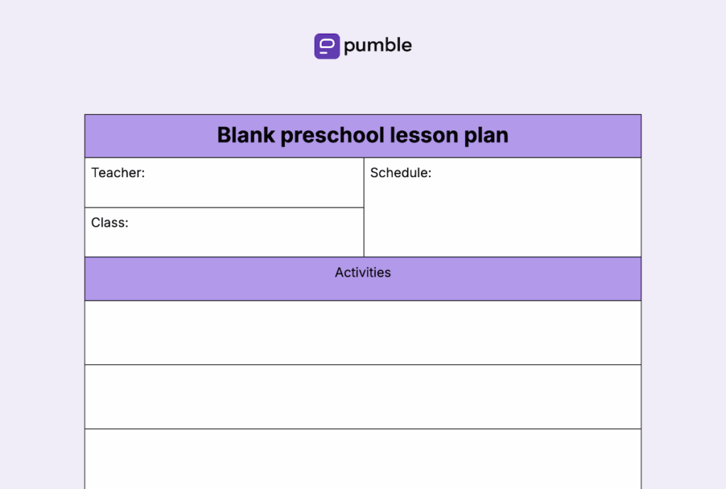 How to Write a Lesson Plan Template With Examples