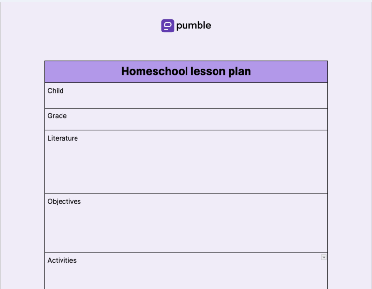 How to Write a Lesson Plan Template With Examples