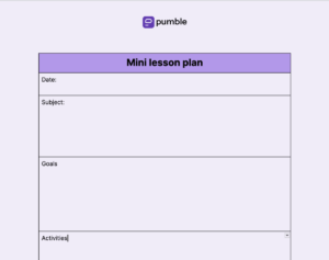 How to Write a Lesson Plan Template With Examples