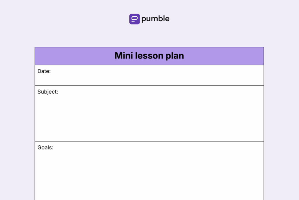 How to Write a Lesson Plan Template With Examples