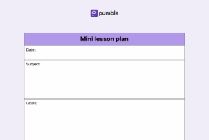 How to Write a Lesson Plan Template With Examples
