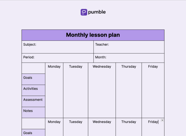 How to Write a Lesson Plan Template With Examples