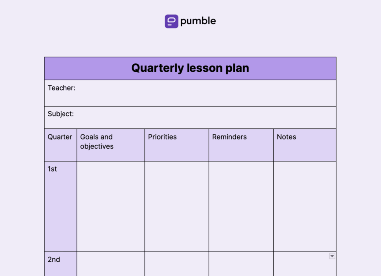 How to Write a Lesson Plan Template With Examples