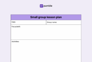 How to Write a Lesson Plan Template With Examples