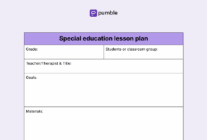 How to Write a Lesson Plan Template With Examples