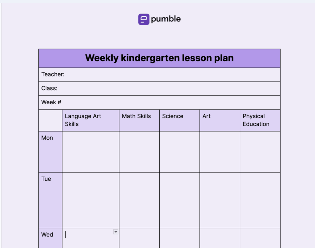 How to Write a Lesson Plan Template With Examples