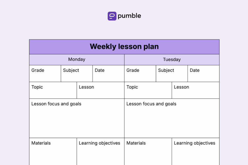 How to Write a Lesson Plan Template With Examples