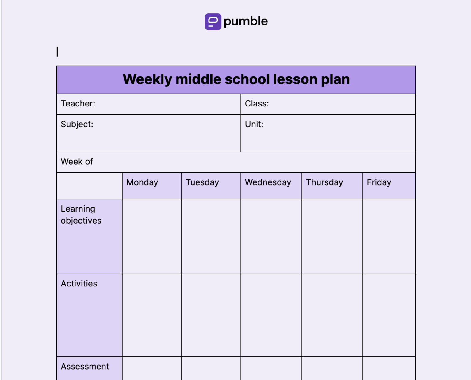 How to Write a Lesson Plan Template With Examples