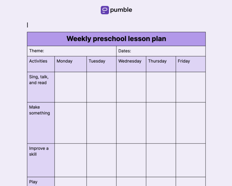 How to Write a Lesson Plan Template With Examples