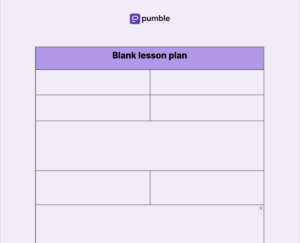 How to Write a Lesson Plan Template With Examples