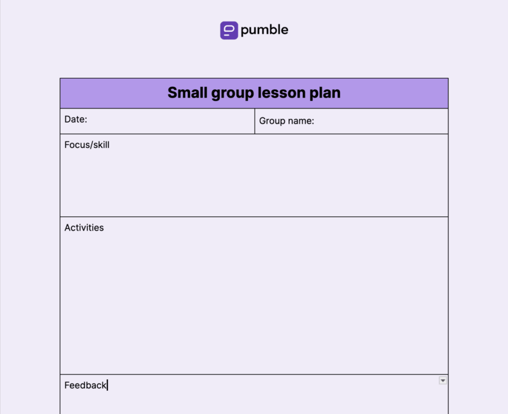 How to Write a Lesson Plan Template With Examples