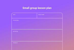 How to write a lesson plan template with examples