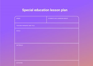 How to write a lesson plan template with examples