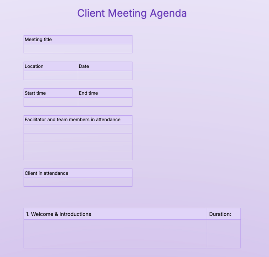 10 Best Free and Customizable Meeting Agenda Templates