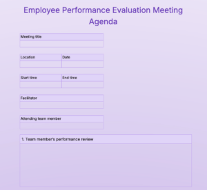 10 Best Free and Customizable Meeting Agenda Templates