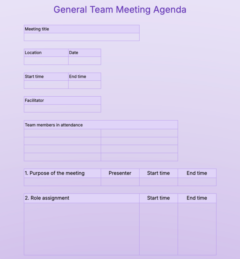 10 Best Free and Customizable Meeting Agenda Templates