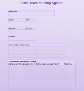 10 Best Free and Customizable Meeting Agenda Templates