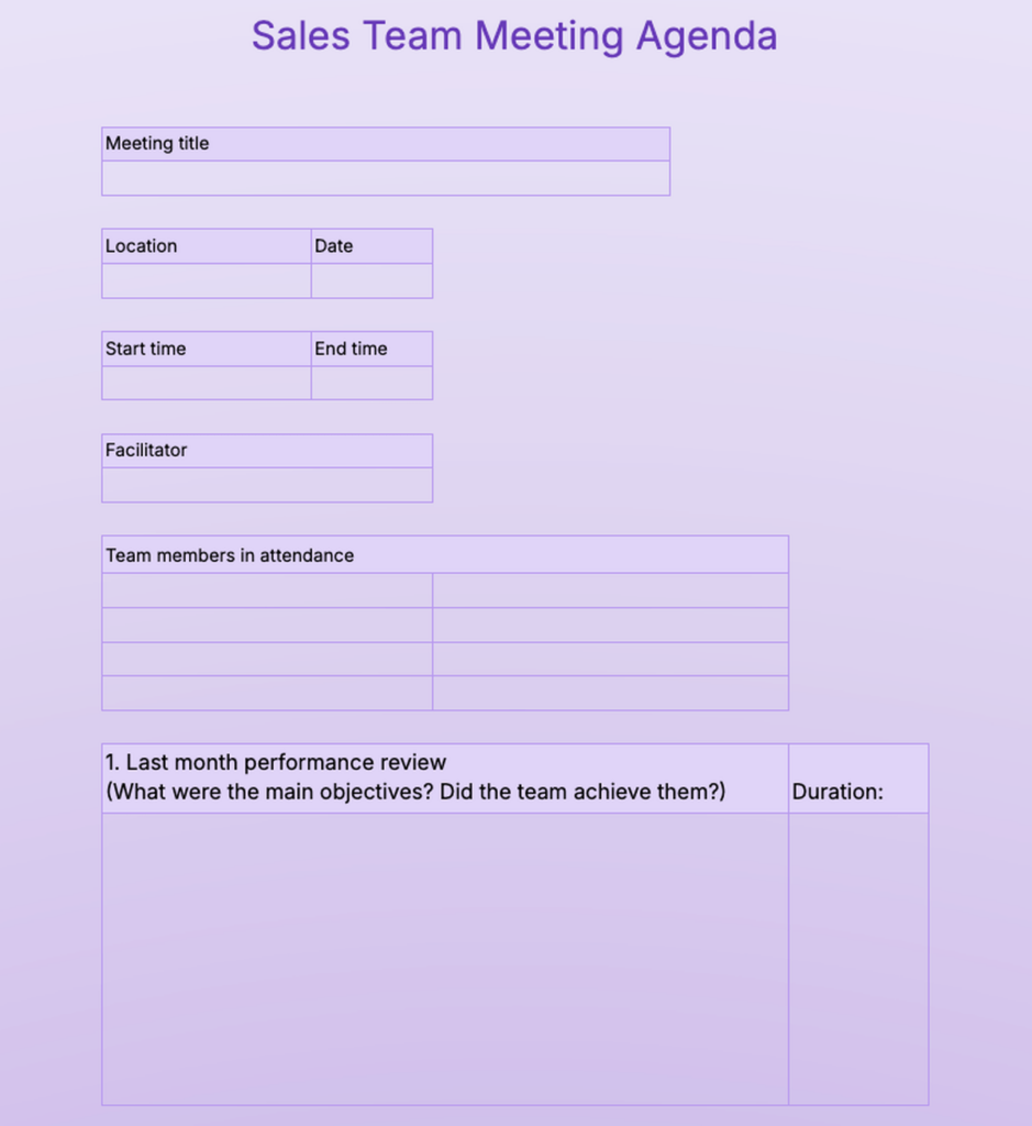 10 Best Free and Customizable Meeting Agenda Templates
