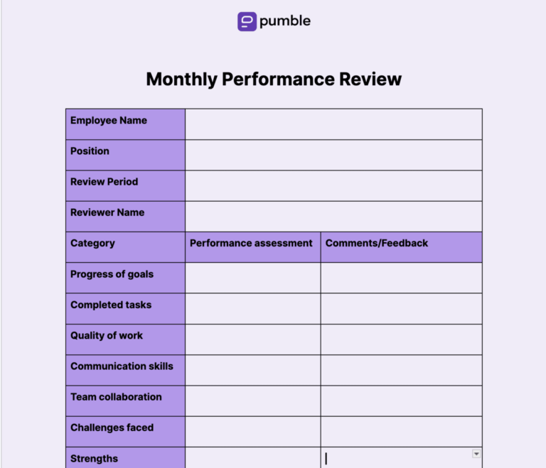 12 Performance Review Templates and Efficient Feedback Tips