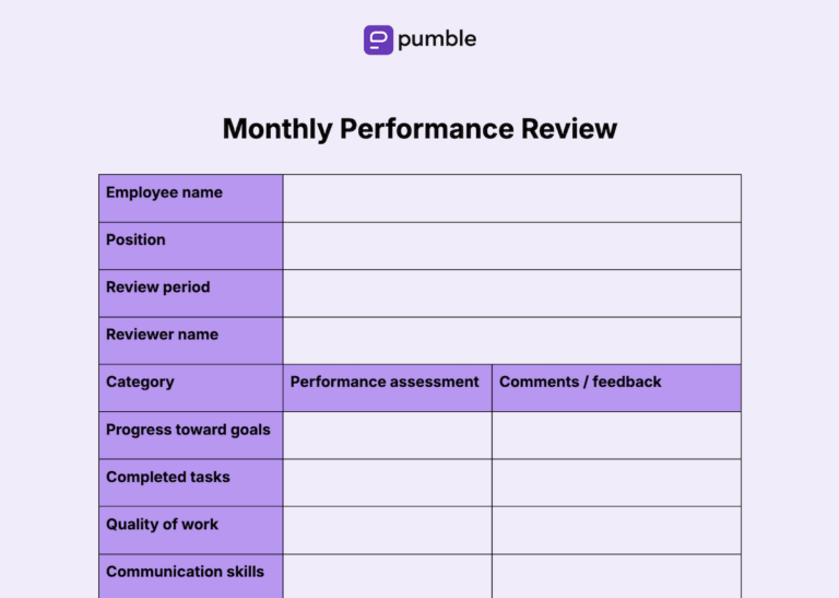 12 Performance Review Templates + Efficient Feedback Tips