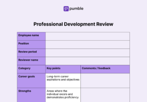 12 Performance Review Templates + Efficient Feedback Tips