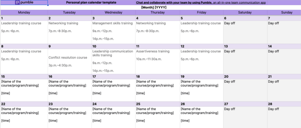 10 Free Google Calendar Templates (2024 Guide)