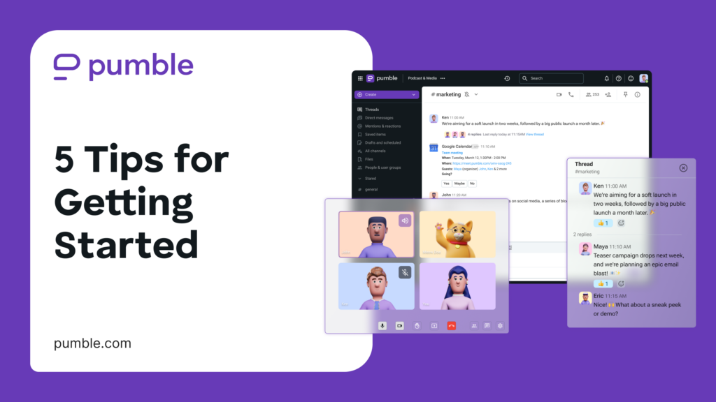 Top 5 Tips for New Pumble Users to Get You Started